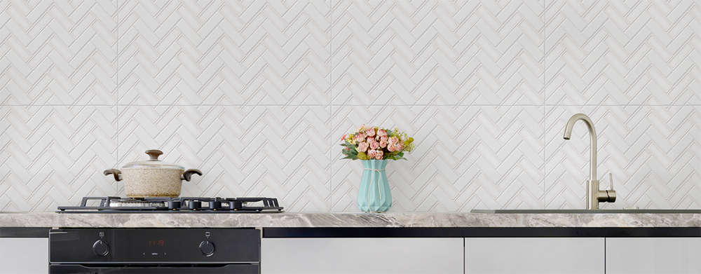 Infinity Mason Ancient White Gloss Wall Tile 300x600 - Buy Online