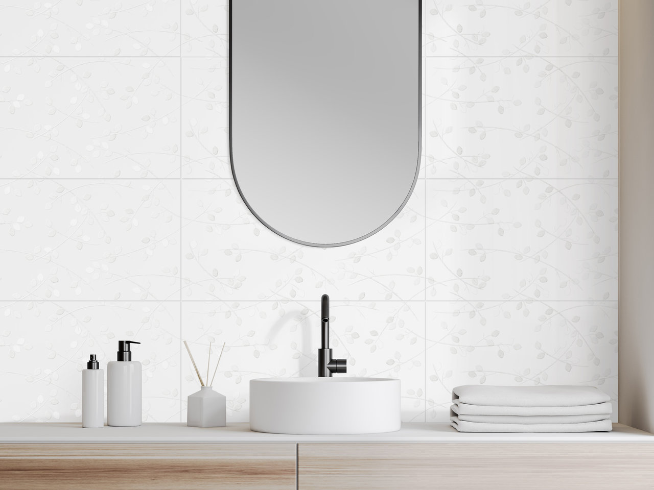 Folio Young Birch Bianco (Satin) Wall 300x600 - Tile Stone Paver