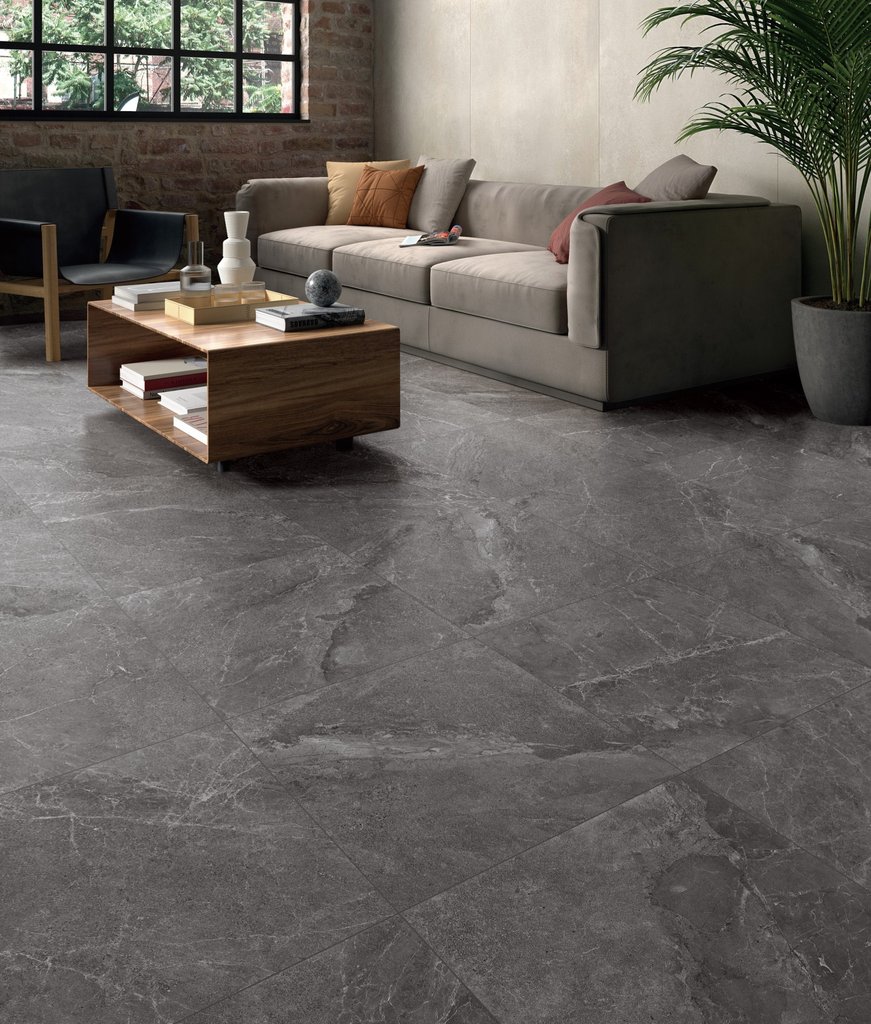 IN/OUT Alpen Stone Smoke Matt Tile 600x600 - Tile Stone Paver