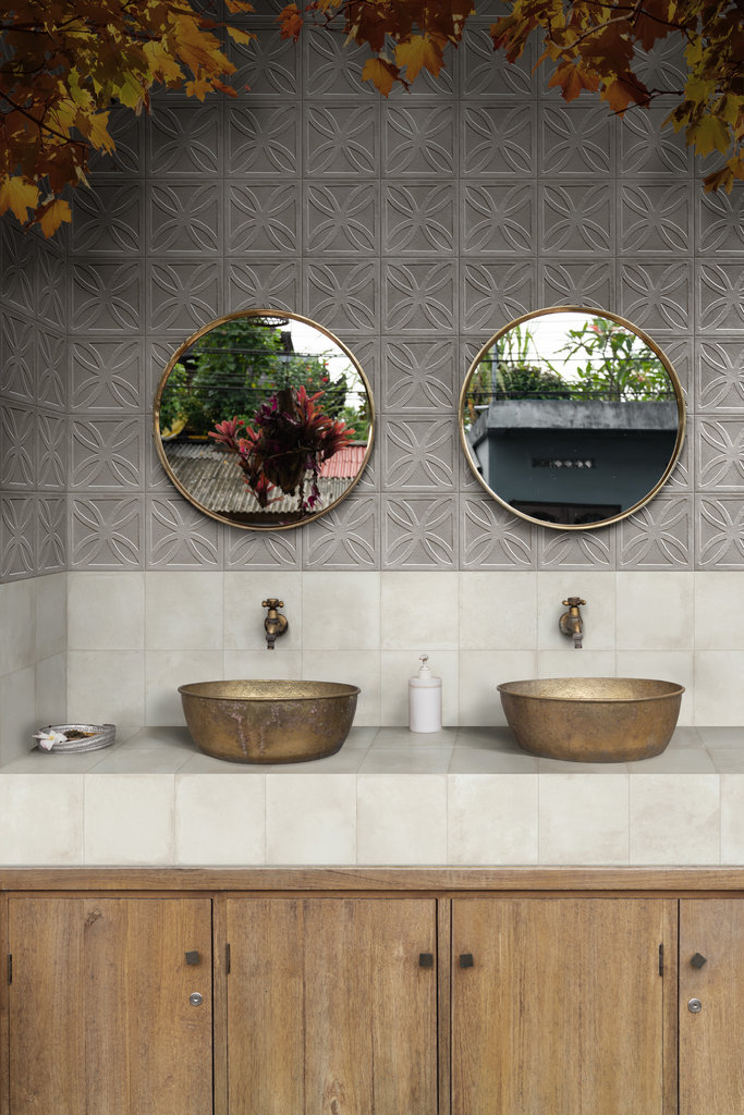 Amuri Cotto Terracotta 3D Matt Decor Tile 200x200 - Tile Stone Paver