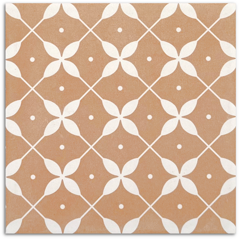 Craft Art Leaf Cotto Matt Tile 200x200 - Tile Stone Paver