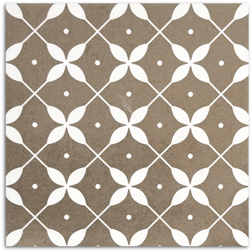 Craft Art Leaf Earth Matt Tile 200x200 - Tile Stone Paver