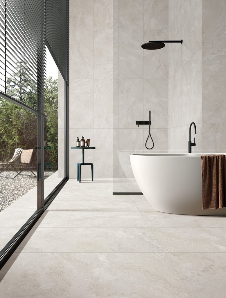 IN/OUT Norcia Travertine Light Matt Tile 300x600 - Tile Stone Paver