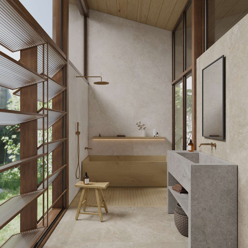 Arctic Tundra Beige Matt P3 Tile 300x600 - Tile Stone Paver