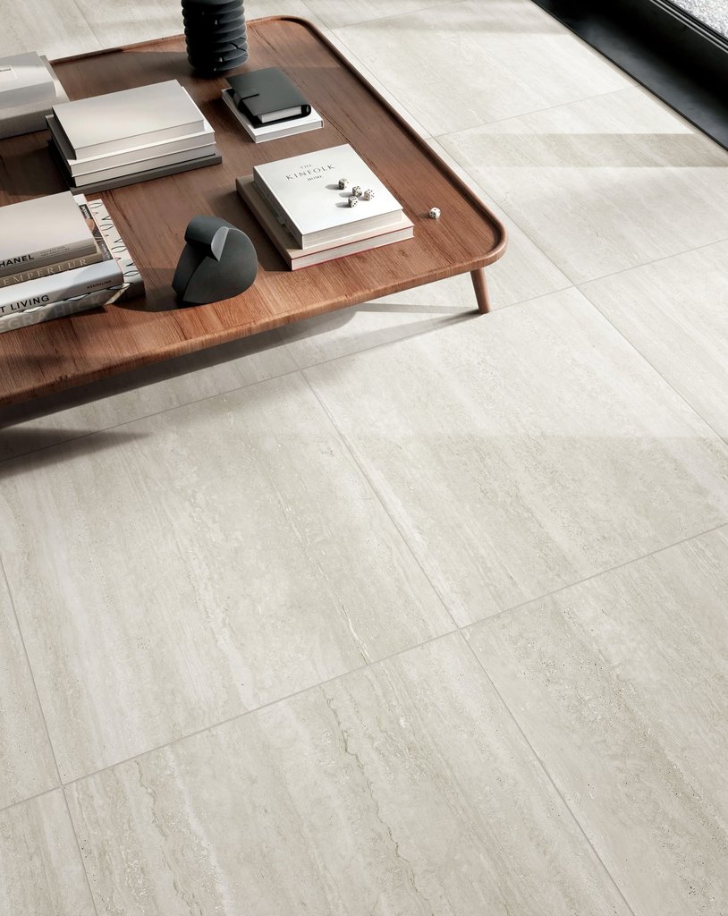 IN/OUT Norcia Light Vein Cut Matt Tile 600x1200 - Tile Stone Paver
