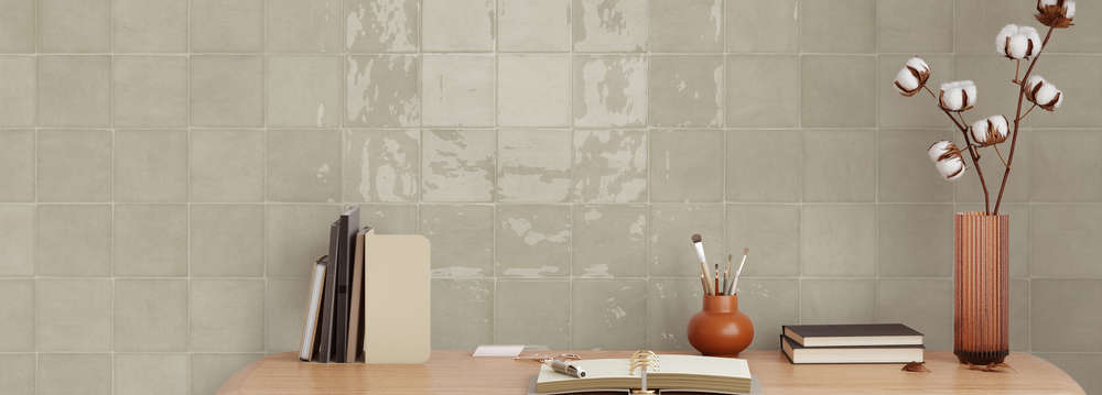 Tetra Juma Pistachio Gloss Wall Tile 130x130 - Tile Stone Paver