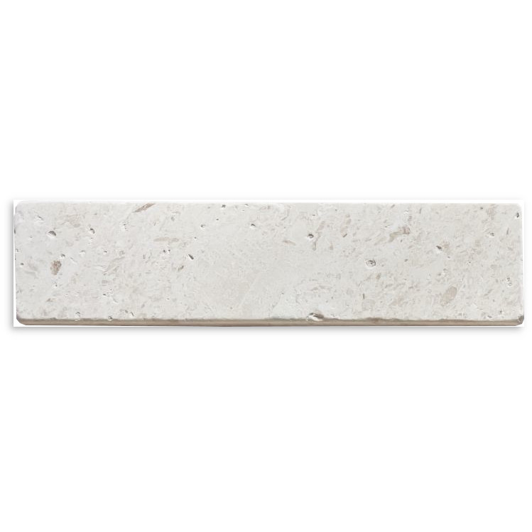 Apollo White Limestone Tumbled 50x200 - Tile Stone Paver