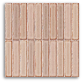 Akari Fingers Peach Wall Tile (GLOSS) - Tile Stone Paver