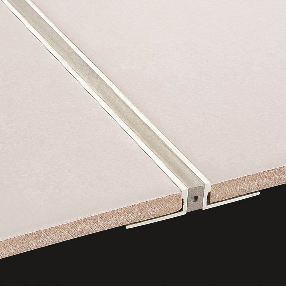 Aluminium Expansion Trim 10mm x 3m - 10mm Neoprene (Grey) - Tile Stone ...
