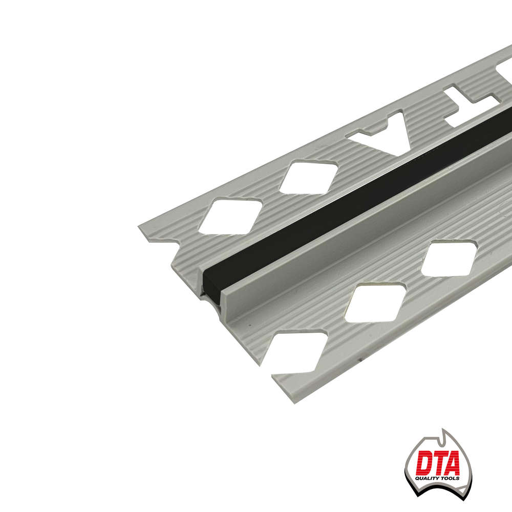PVC Movement Joint 8mm x 2.5m (Black) - Tile Stone Paver